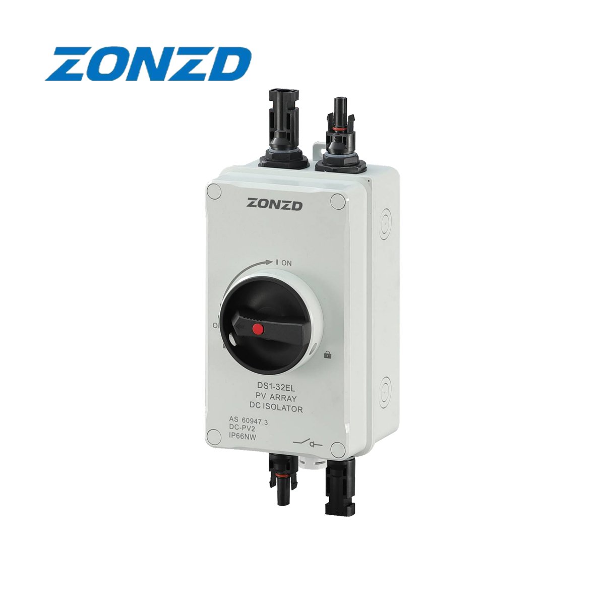 Outdoor DC Isolator | Waterproof PV Switch Disconnector 1000V 32A (IP66)