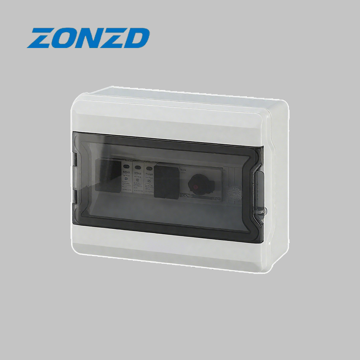 PV Combiner Box 2 in 1 out 1000VDC | HS Series avec Fuse, SPD & Switch